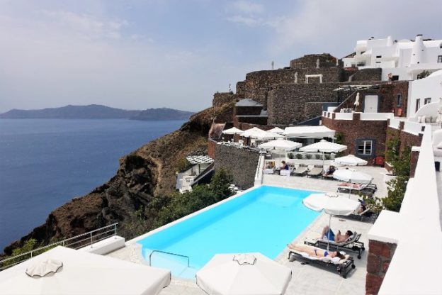 SAN ANTONIO HOTEL in Santorini - Review with Photos & Map
