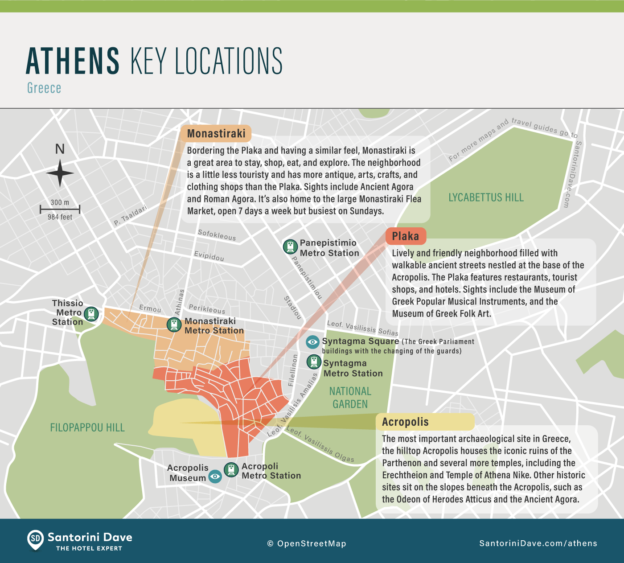 Maps of Athens Greece - Neighborhoods, Attractions, Airport, Metro, & Ferry