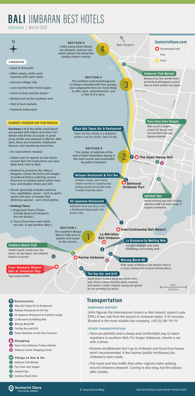 BALI MAPS - Hotels, Towns, Beaches, Attractions, Where To Stay