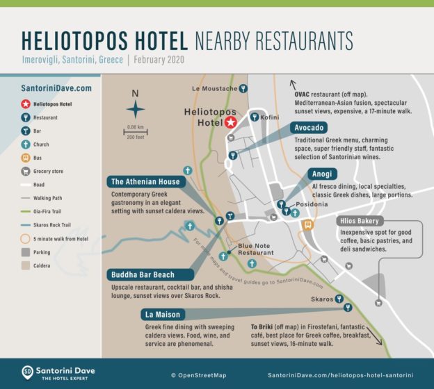 HELIOTOPOS HOTEL in Santorini - Review with Photos & Map