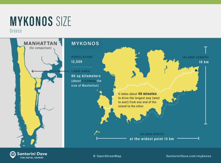 Mykonos Maps - Hotels, Towns, Beaches, Attractions, Bus, Ferry Port