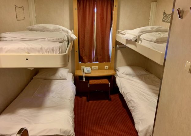 Sleeping Cabins on Greek Overnight Ferries