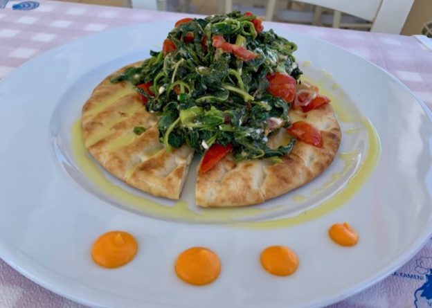 Ouzeri Restaurant in Fira, Santorini