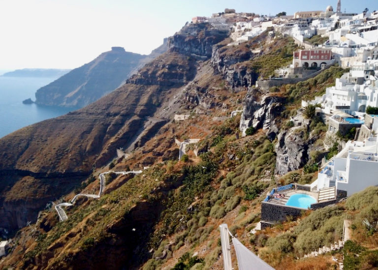 Skaros Rock in Imerovigli, Santorini