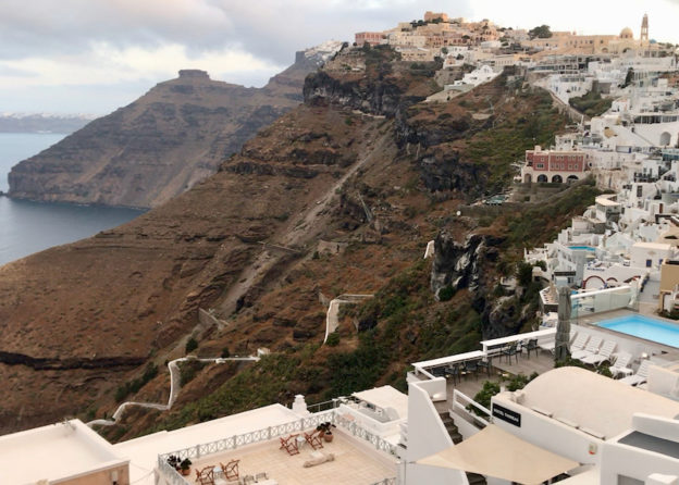 Skaros Rock in Imerovigli, Santorini