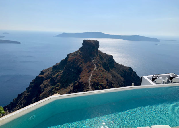 Skaros Rock in Imerovigli, Santorini