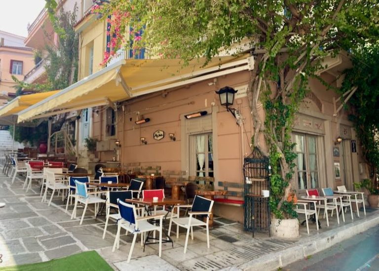 Melina Mercouri Café in Athens, Greece