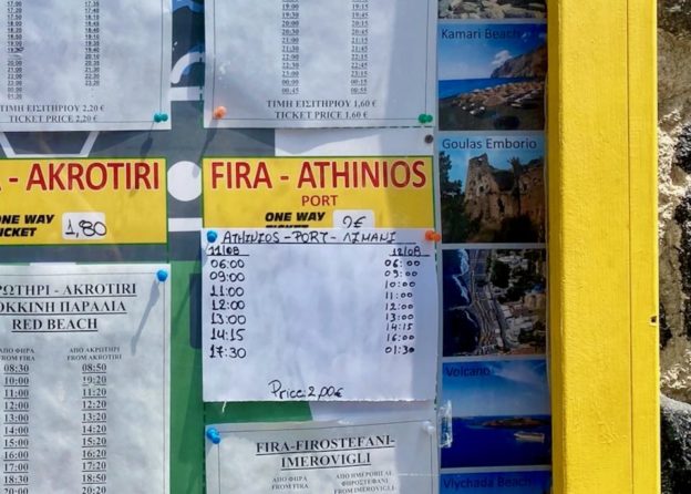 Santorini Bus Guide 2026: Routes, Prices, & Schedules