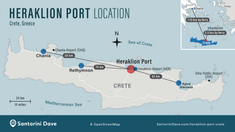 Heraklion Ferry Port in Crete - Location, Tickets, Buses, & Taxis