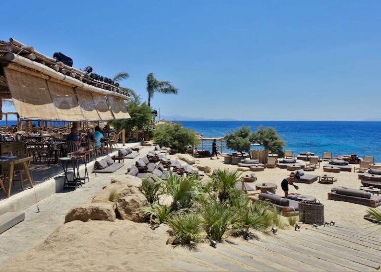 11 Best Beach Clubs & Bars in Mykonos, Greece