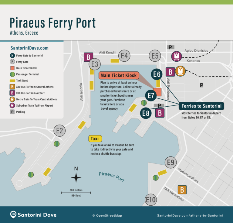 Athens to Santorini Ferry - Updated June, 2022
