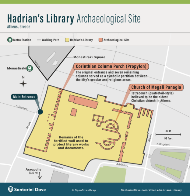 Hadrian’s Library in Athens: Tickets, Hours, Map, Photos
