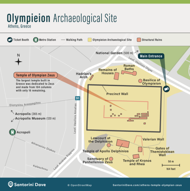 Temple of Olympian Zeus in Athens: Tickets, Hours, Map, Tours, Photos