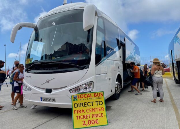 Santorini Bus Guide 2026: Routes, Prices, & Schedules