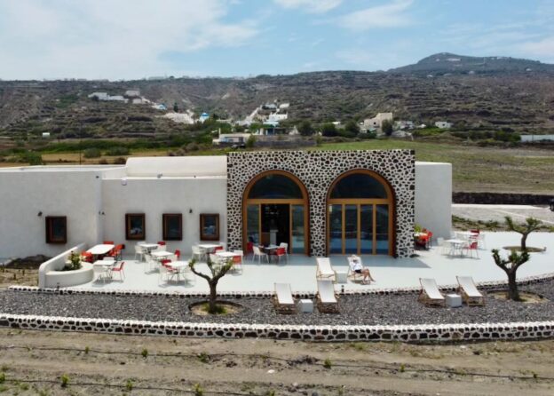 Mikra Thira Winery on Thirassia, near Santorini