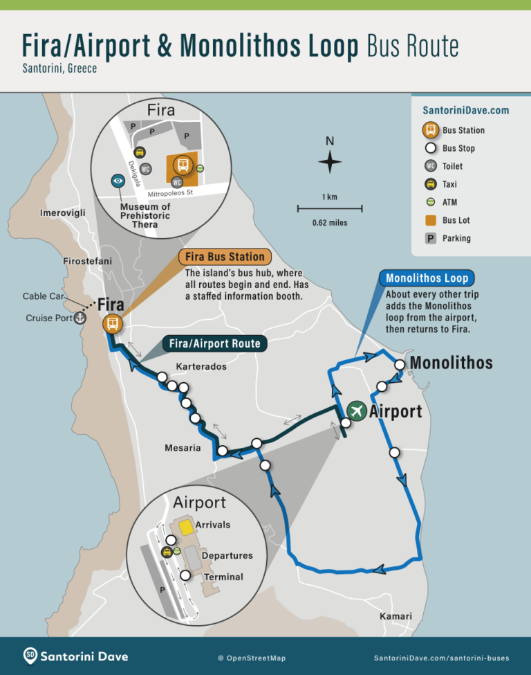 Santorini Bus - Routes, Schedules, Tickets - SantoriniDave.com